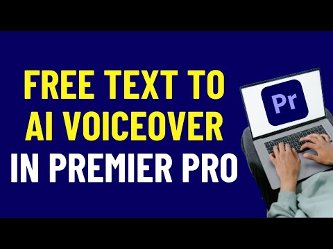 How To Transform TEXT To AI VOICEOVER In Premiere Pro | Premiere Pro Tutorials | 2024