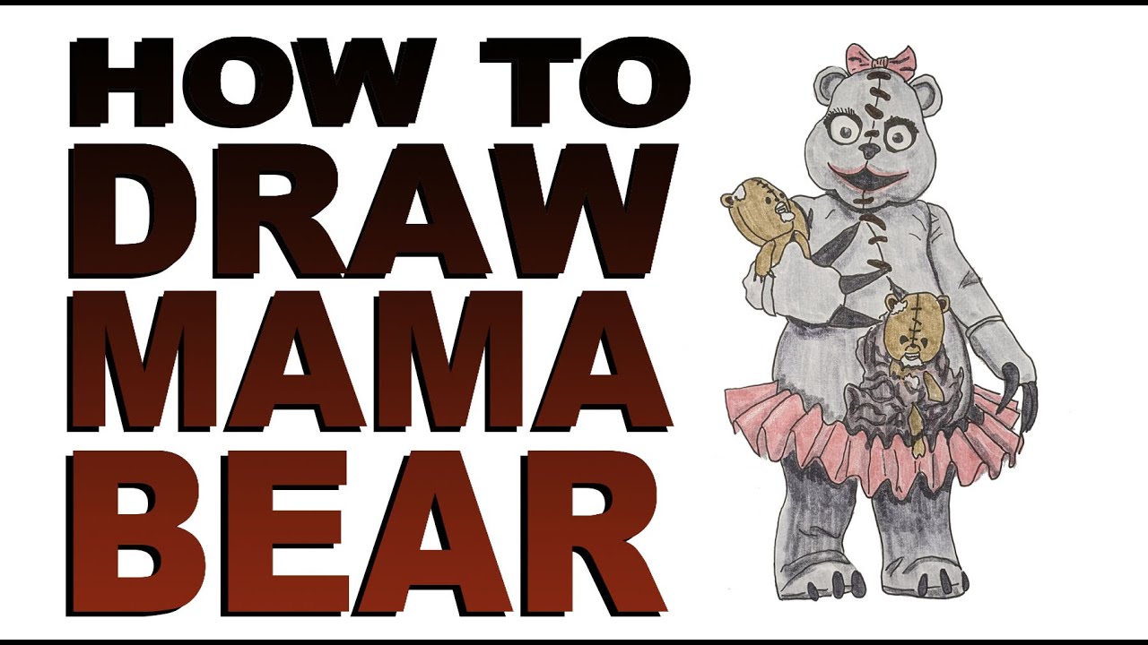 How to draw Mama Bear (Dark Deception)