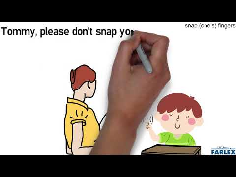 snap (one's) fingers