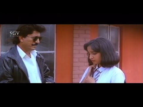 Devaraj Investigating Student Veena on Murder Case | Golibar Kannada Movie | Kannada Super Scenes
