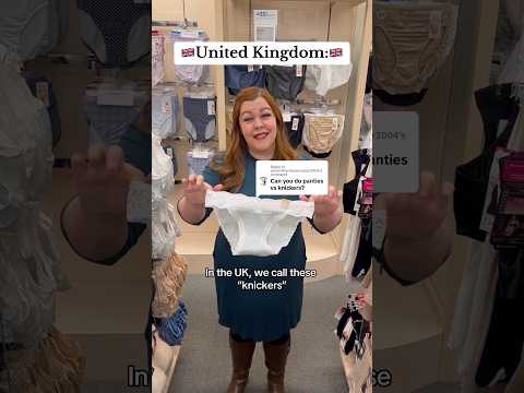 Knickers, panties, underwear, or pants? π¬π§πΊπΈ #ukvsusa #british #american #funny #shorts #words