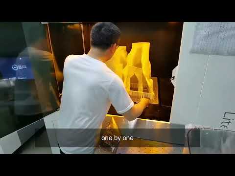 How does Sla 3d printing work?