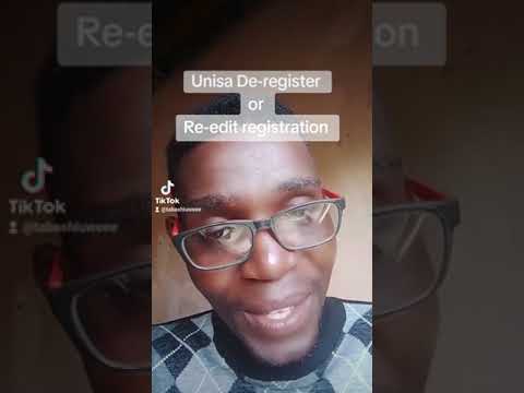 Unisa | Consequences Of De-registering or Re-editing registration
