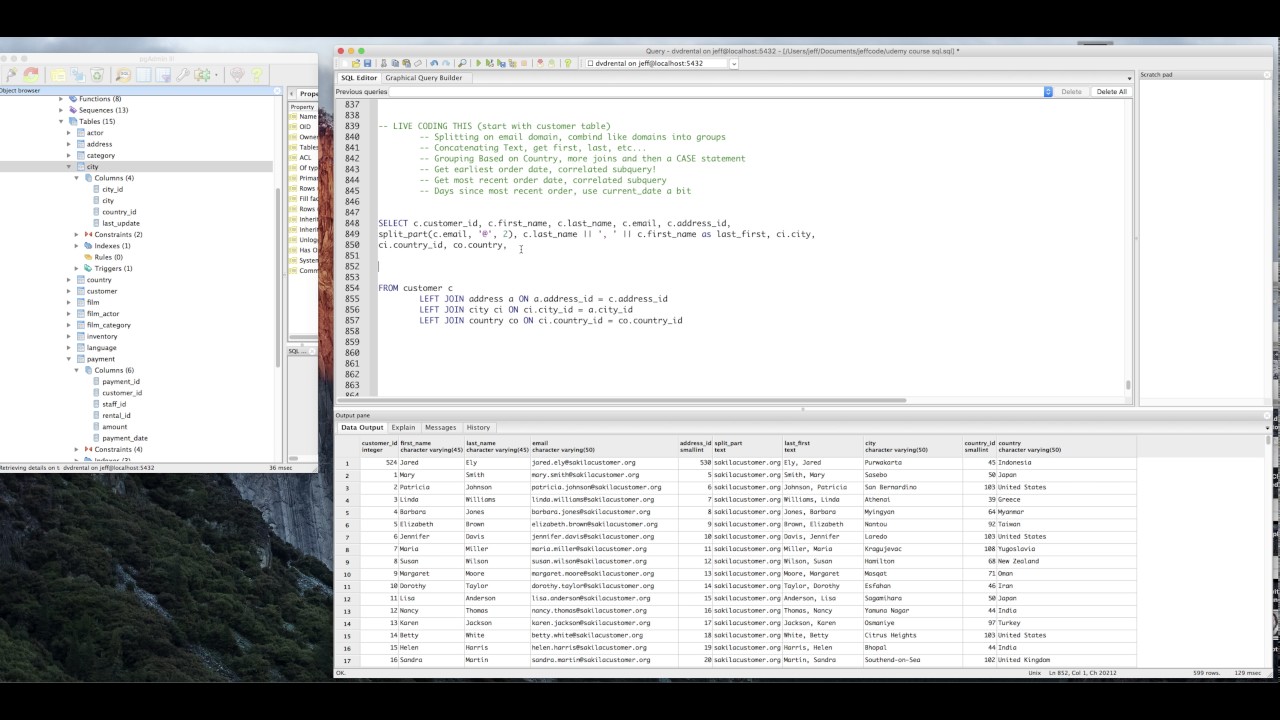 Postgres split_part, plus CASE stmt tutorial