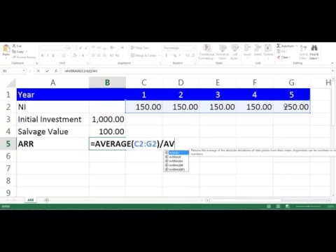 ARR Calculation using Excel