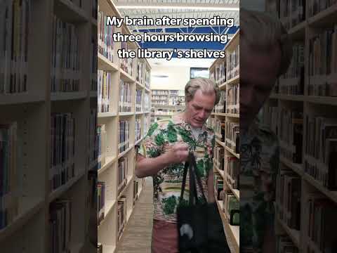 browsing the library