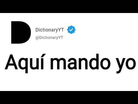 Aquí mando yo Meaning in English