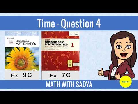 Time | Question 4 | Finding arrival time given the departure time and journey time