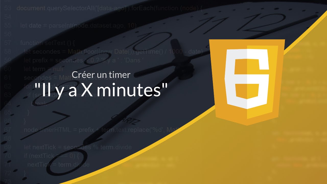 JavaScript Tutorial: Relative Timer
