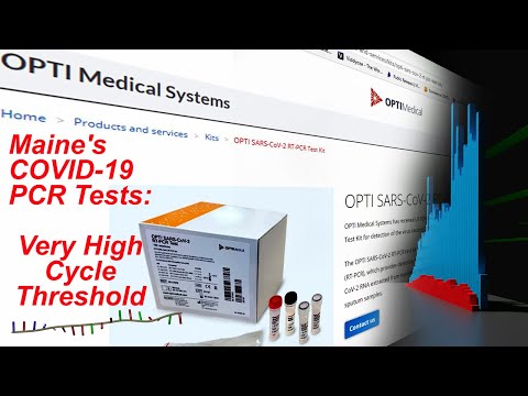 Maine's PCR Tests Calibrated Too High: Cycle Threshold (Ct) up to 45