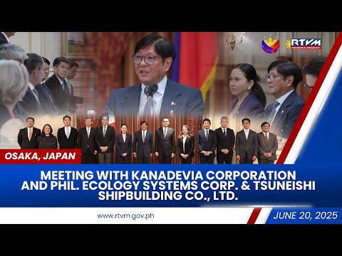 Meeting with Kanadevia Corporation & Phil. Ecology Systems Corp. & Tsuneishi Shipbuilding Co., Ltd.