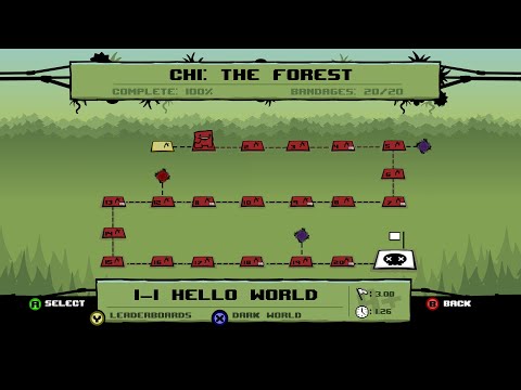 Steam Community :: Video :: Super Meat Boy - Wood Boy (Light Forest ...