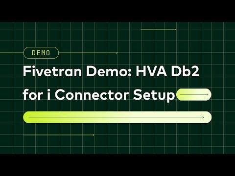 Fivetran Demo: Setup HVA Db2 for i Connector in Fivetran