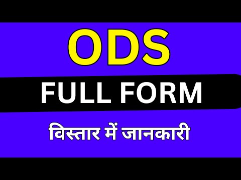 ODS full form in Medical