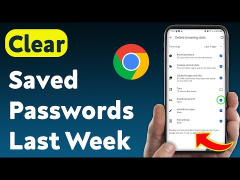 How to Clear Saved Passwords Last Week in Google Chrome (Updated)