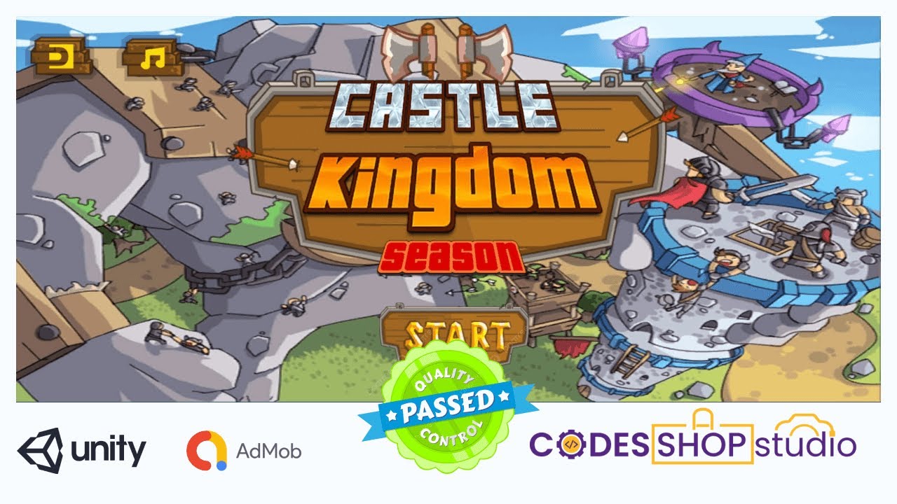 Castle Kingdom Season |  100% tested Unity Source Code | Defense monster