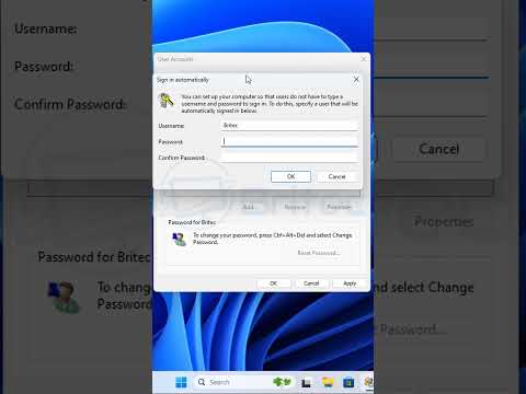 Login to Windows 11 Automatically Without A Password