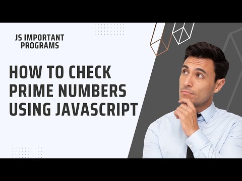 JavaScript Program to Check if a number is prime number || How to check prime numbers using JS