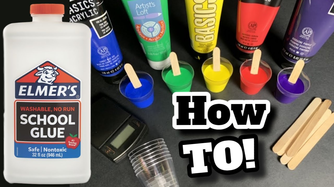HOW TO make School Glue Medium (Recipe Included) Fluid Art with JMoPainting