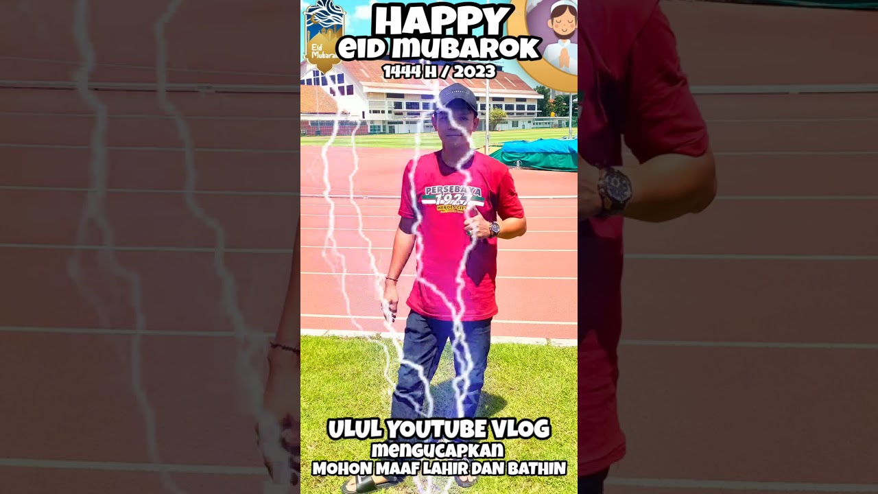Happy Eid Mubarok 1444 H /2023 Ulul YouTube vlog Mengucapkan Mohon Maaf Lahir Dan Bathin
