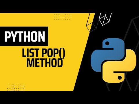 #5 List | List pop() Method | Python Tutorial for Beginners: