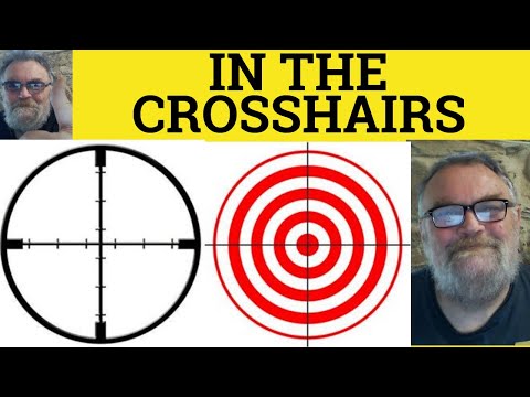 🔵 In the Crosshairs Meaning - In the Crosshairs Definition - In the Crosshairs Examples - Idioms