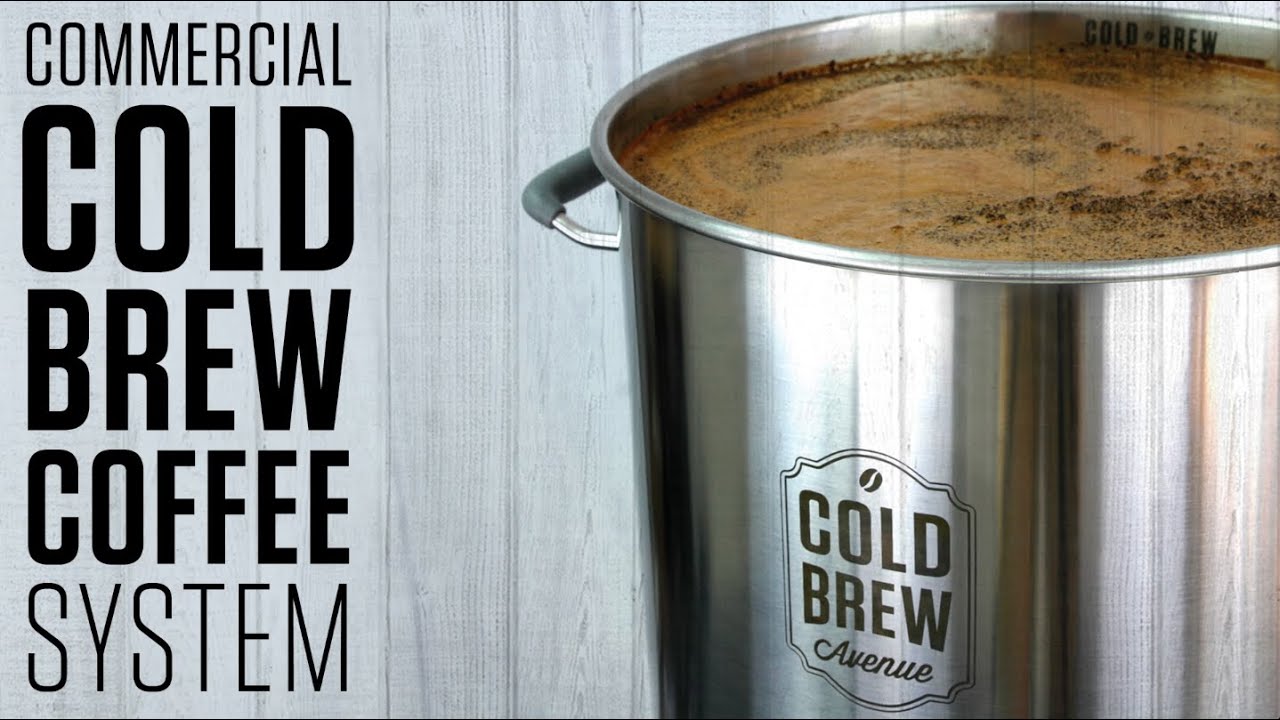 100% Reusable Stainless Steel Commercial Cold Brew Coffee System