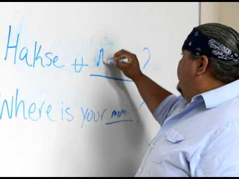 Comanche Language : "Where is your ______?"