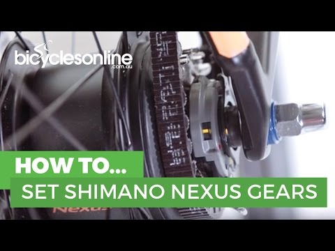 How to Set Shimano Nexus 8 Speed Gears