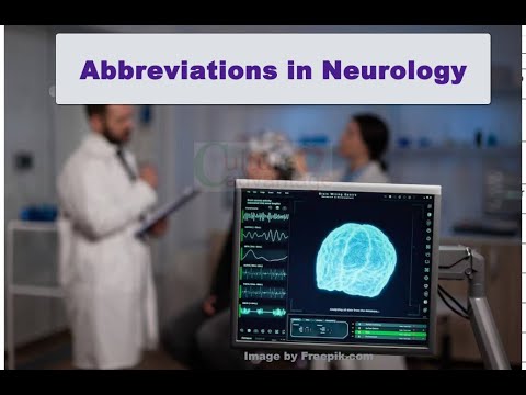 Abbreviations in Neurology