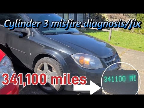 Chevy Cobalt 341,100 Miles misfire diagnose/ repair (using the blue driver scan tool)