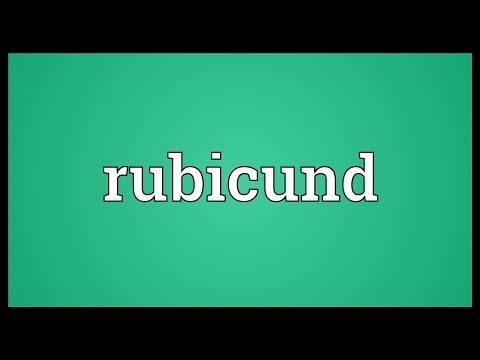 Rubicund Meaning