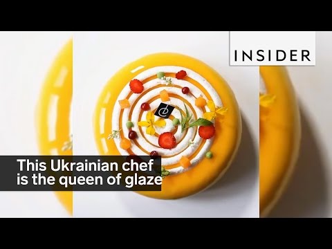 This Ukrainian pastry chef is the queen of glazing