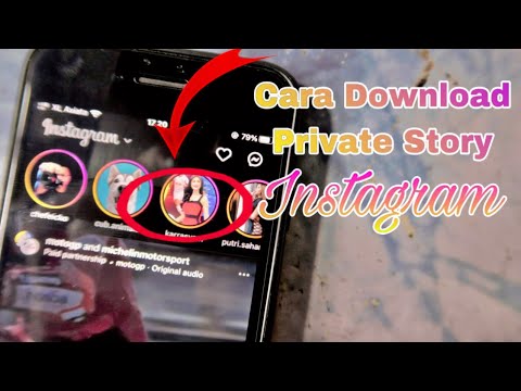 Cara simpan story private instagram