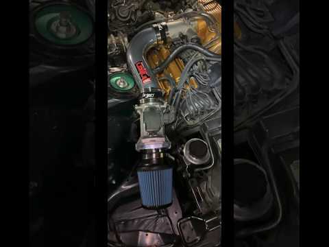 Lexus sc400 injen cold air intake before and after LOOKS WAY BETTER #lexussc400 #shorts #youtube