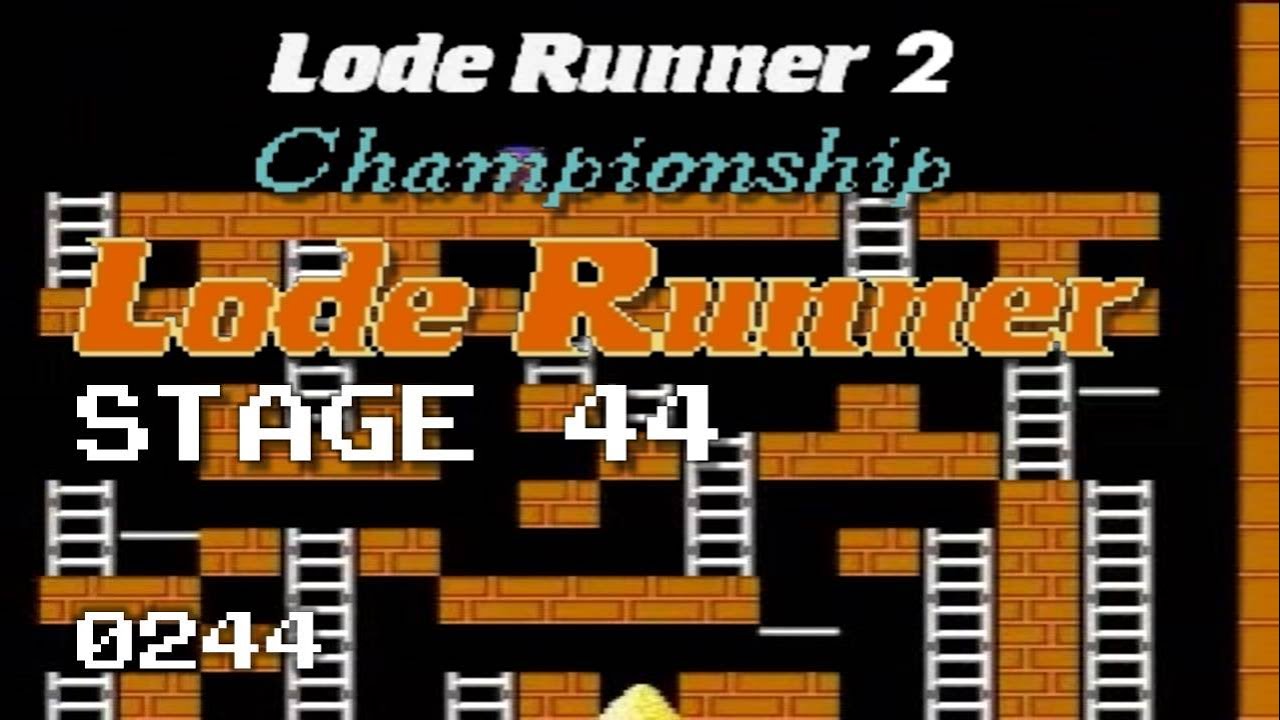 Lode Runner 2 - Stage 44 [0244]