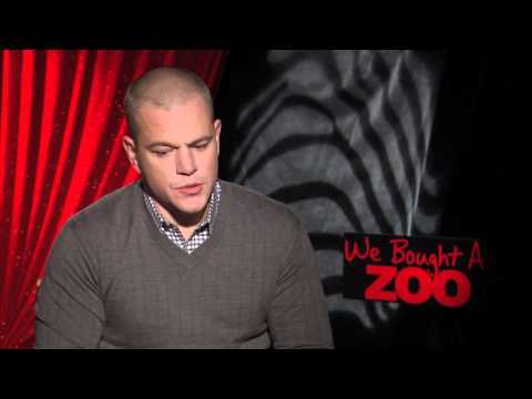 Matt Damon, Scarlett Johansson, Cameron Crowe interviews for WE BOUGHT A ZOO
