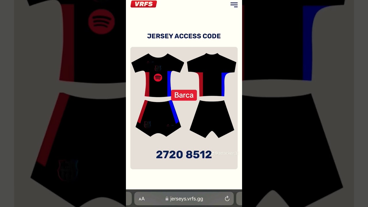 Vrfs Kits pt.1 #foryou #football #vrfs #cc #givemecc