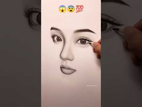 होश उड़ा देने वाली लड़की 😱😨💯 #art #girl #illustration #trending #youtube #viralvideo #shorts