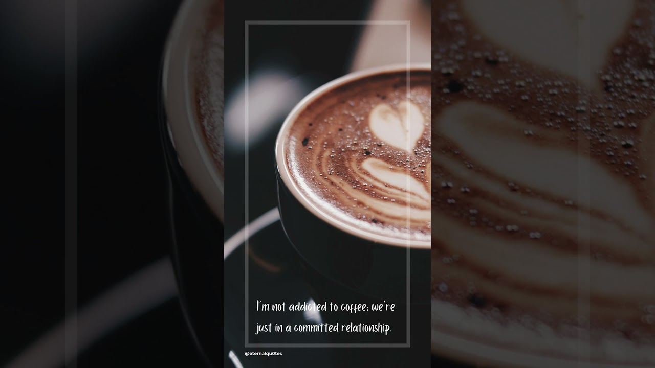 Coffee Is True Love ☕❤️ | Funny Quote About Caffeine