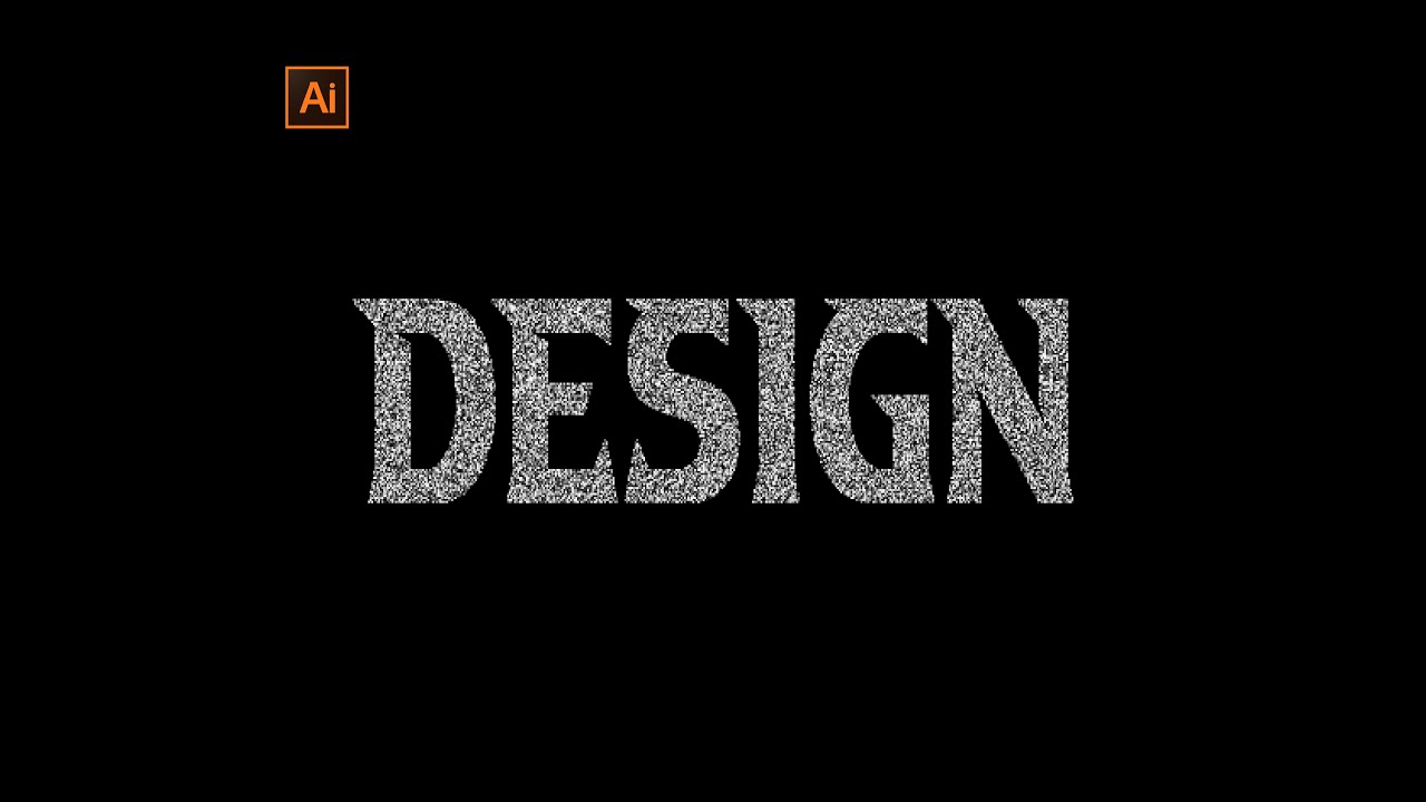 Create Vector Glitter Text Effect in Illustrator _ Illustrator Tutorial #shorts