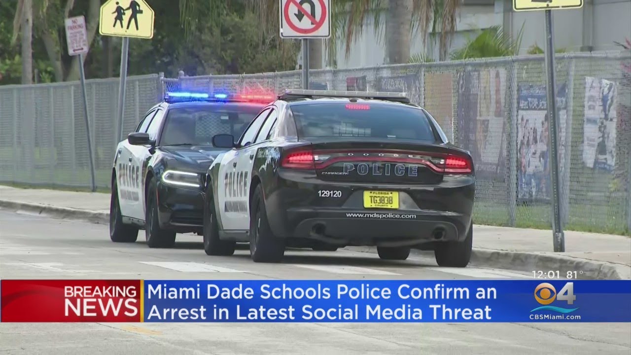 Miami-Dade Student Arrested For Social Media Threat Against School