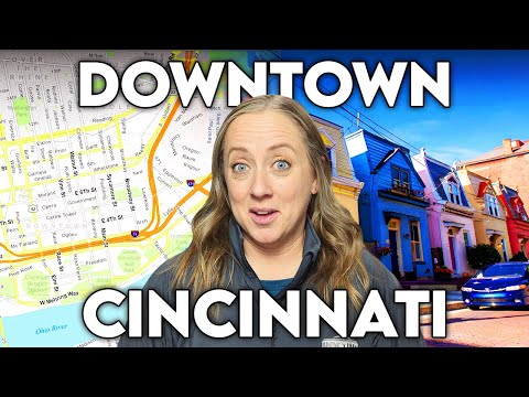 DOWNTOWN CINCINNATI Map Tour: MUST-SEE Areas And Attractions | Living In Cincinnati Ohio
