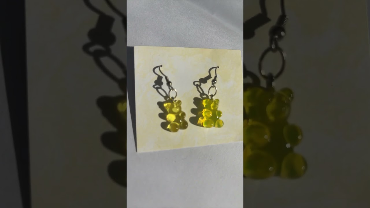 gummy bear earrings 💛⭐️