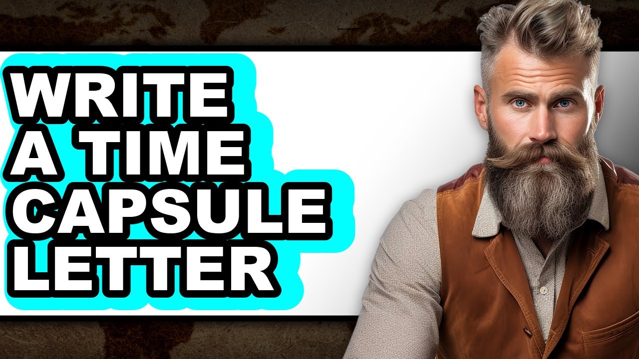 How to Write a Time Capsule Letter (updated)