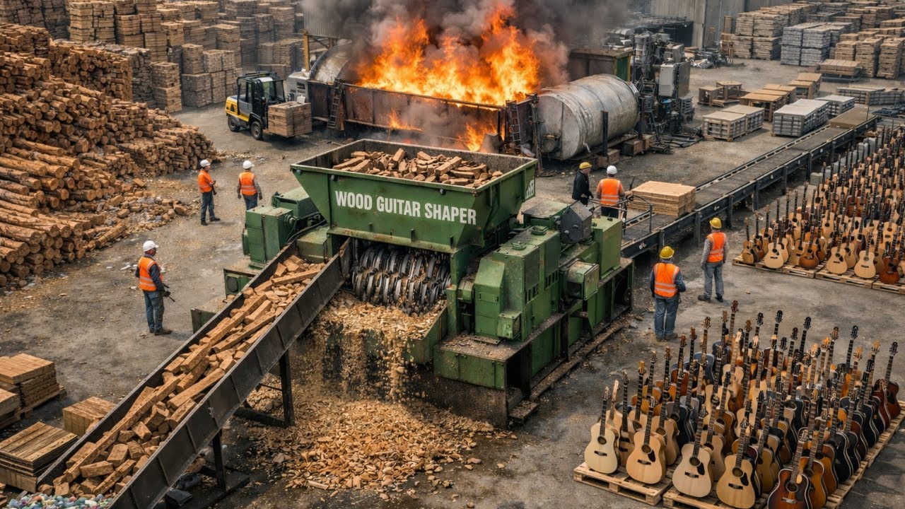 Inside the Wood Factory – The Process of Turning Raw Wood into Guitar instruments