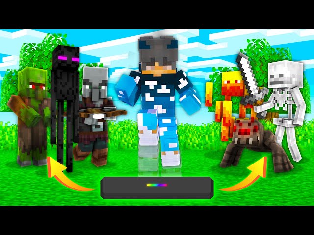 Random Mob Spawn When You Jump Minecraft Data Pack