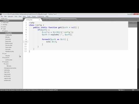 Learn PHP OOP Login Register System Config Class Part 6 23 - Mind Luster