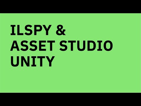 How to study Unity Games on Steam with ILSpy and AssetStudio