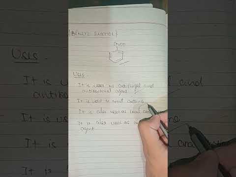 Benzyl alcohol uses